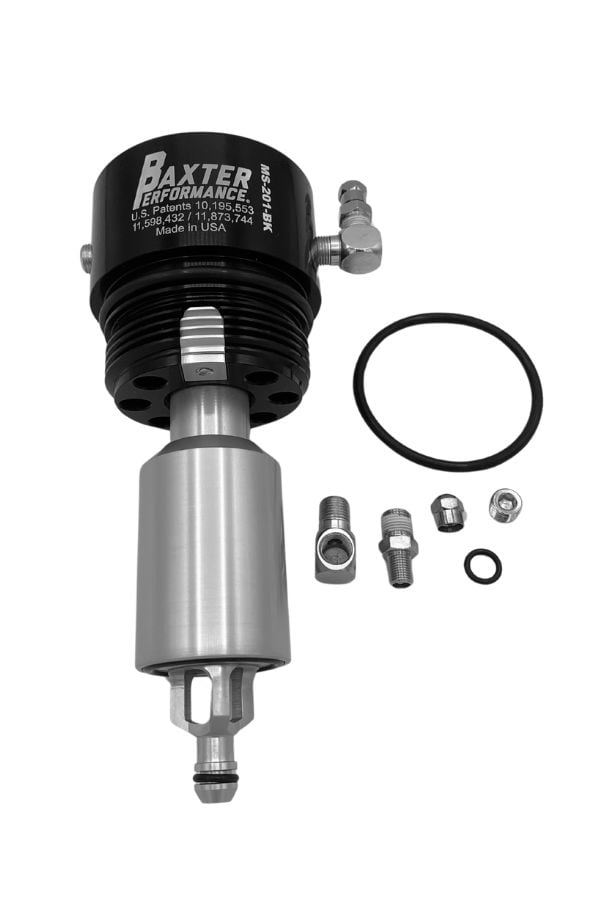 Baxter MS-201-BK Oil Filter Adapter - Jeep 3.6L 2014+ JK/JL/JT ...