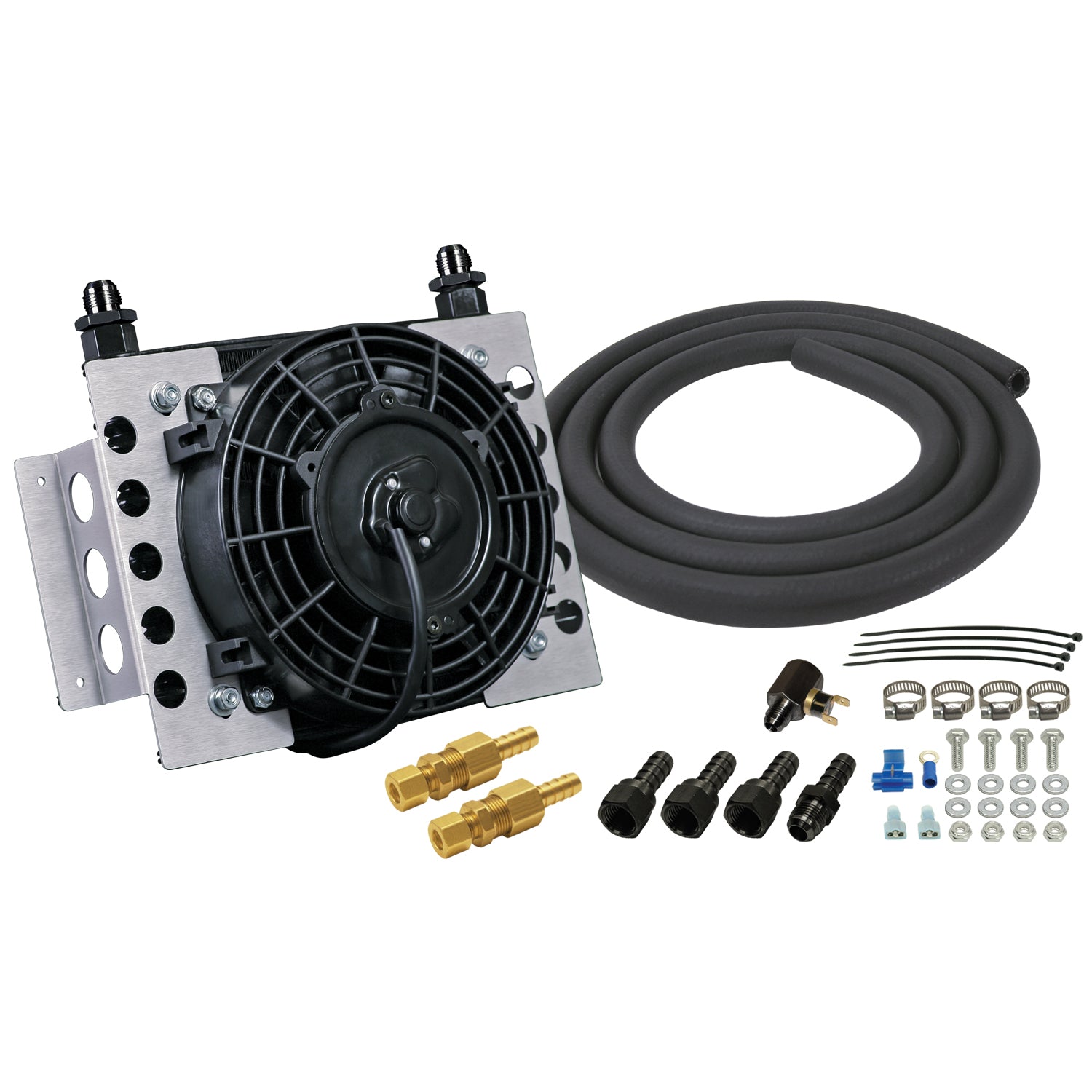 Derale Atomic‑Cool 15‑Row Remote Transmission Cooler Kit – 15950 ...