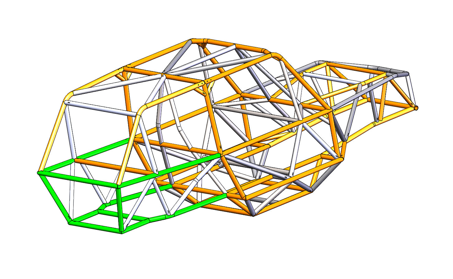 IBEX Belly Base Tube Assembly – Skinny Pedal Racing