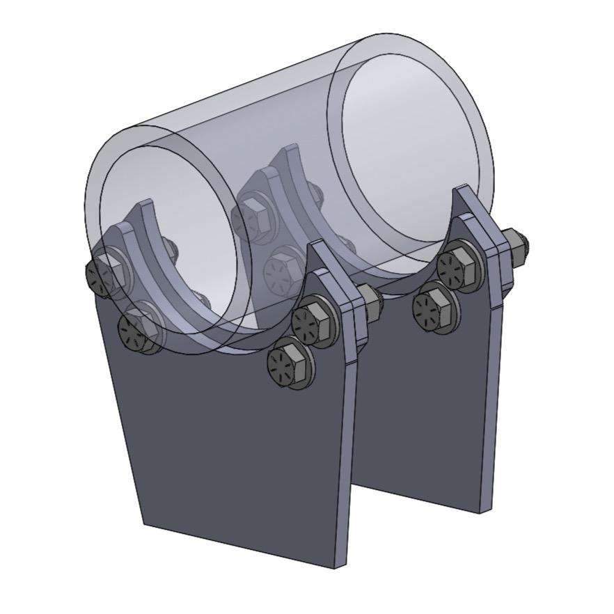 TMR Customs 2 Piece Driveshaft Carrier Bearing Mount - Laser – Skinny ...
